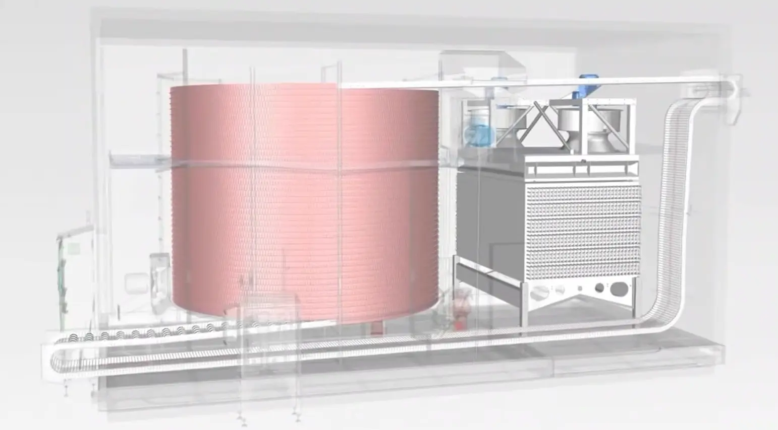 Self-Stacking Spiral Freezer – Square